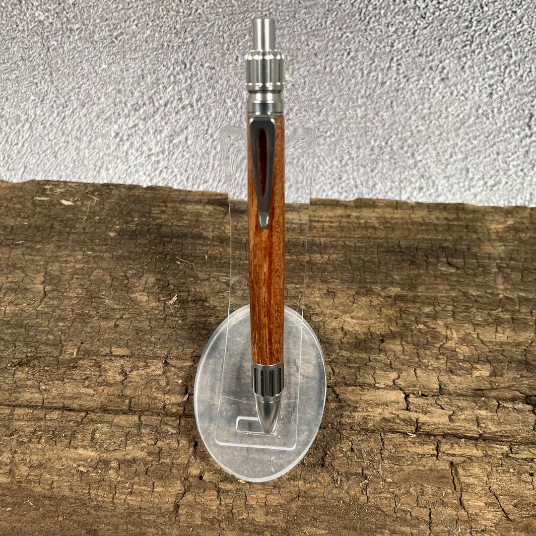 Classic Click Pen Made With Stainless Steel and West Texas Mesquite - Etsy