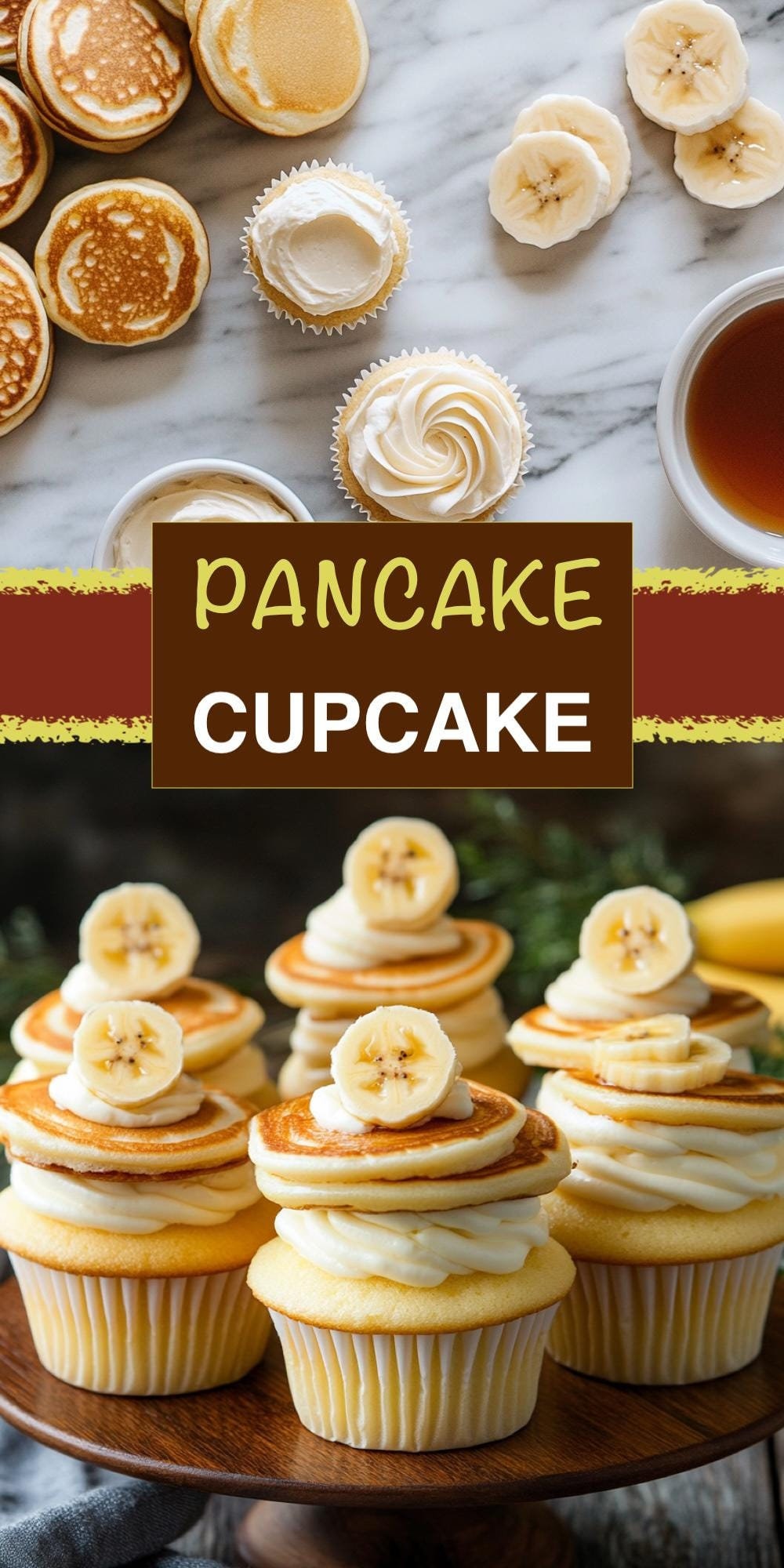 Pancake Cupcakes Recipe PDF - Instant Download - Breakfast-themed ...