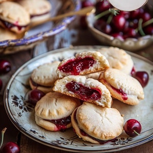 Cherry Pie Stuffed Cookies Recipe: Easy Holiday Treat (digital Download ...