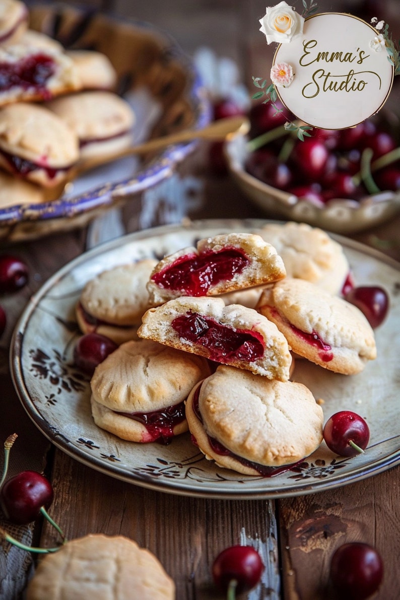 Cherry Pie Stuffed Cookies Recipe: Easy Holiday Treat (digital Download ...