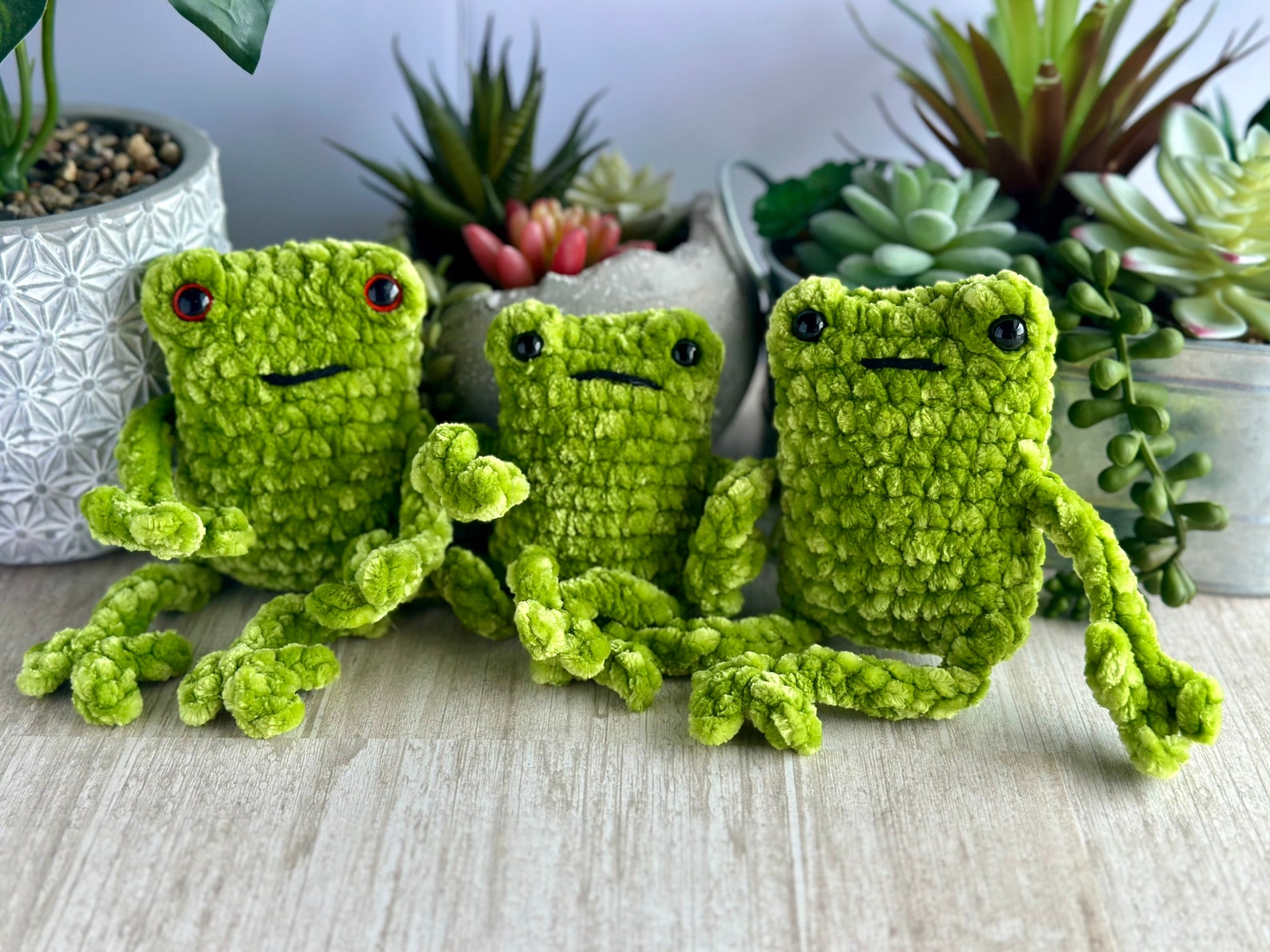 Crochet Leggy Frog - Amigurumi Frog, Stuffed Animal, Crochet Plushie ...
