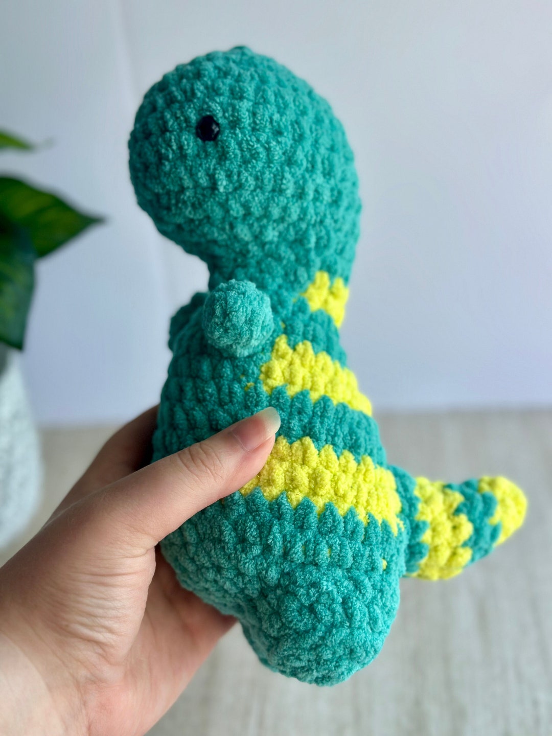 Crochet T-rex Plushie - Tyrannosaurus Rex, Amigurumi Dinosaur, Crochet ...