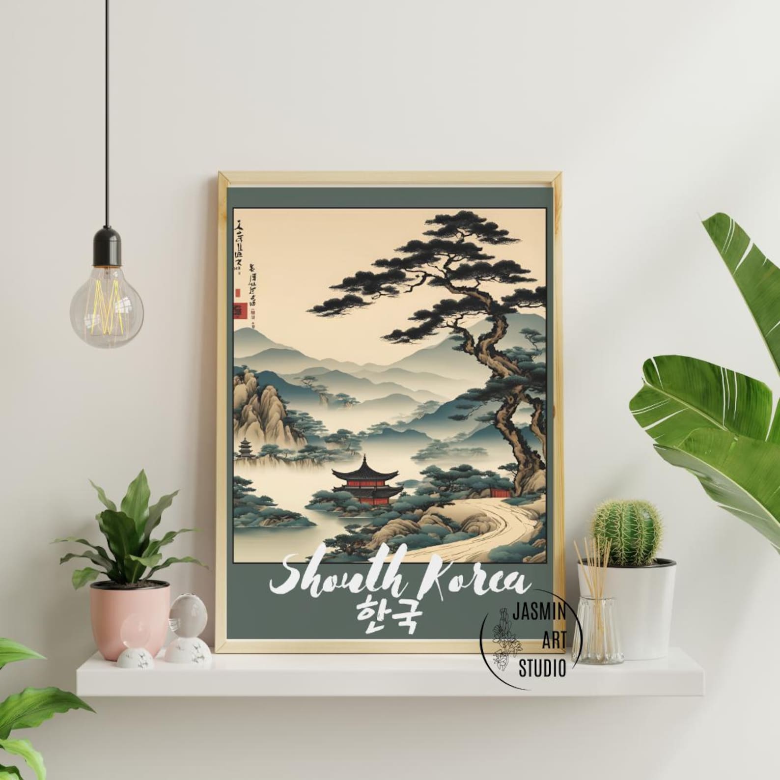Korean Wall Art, Korean Art Print,korean Art Poster,korean Art Wall ...