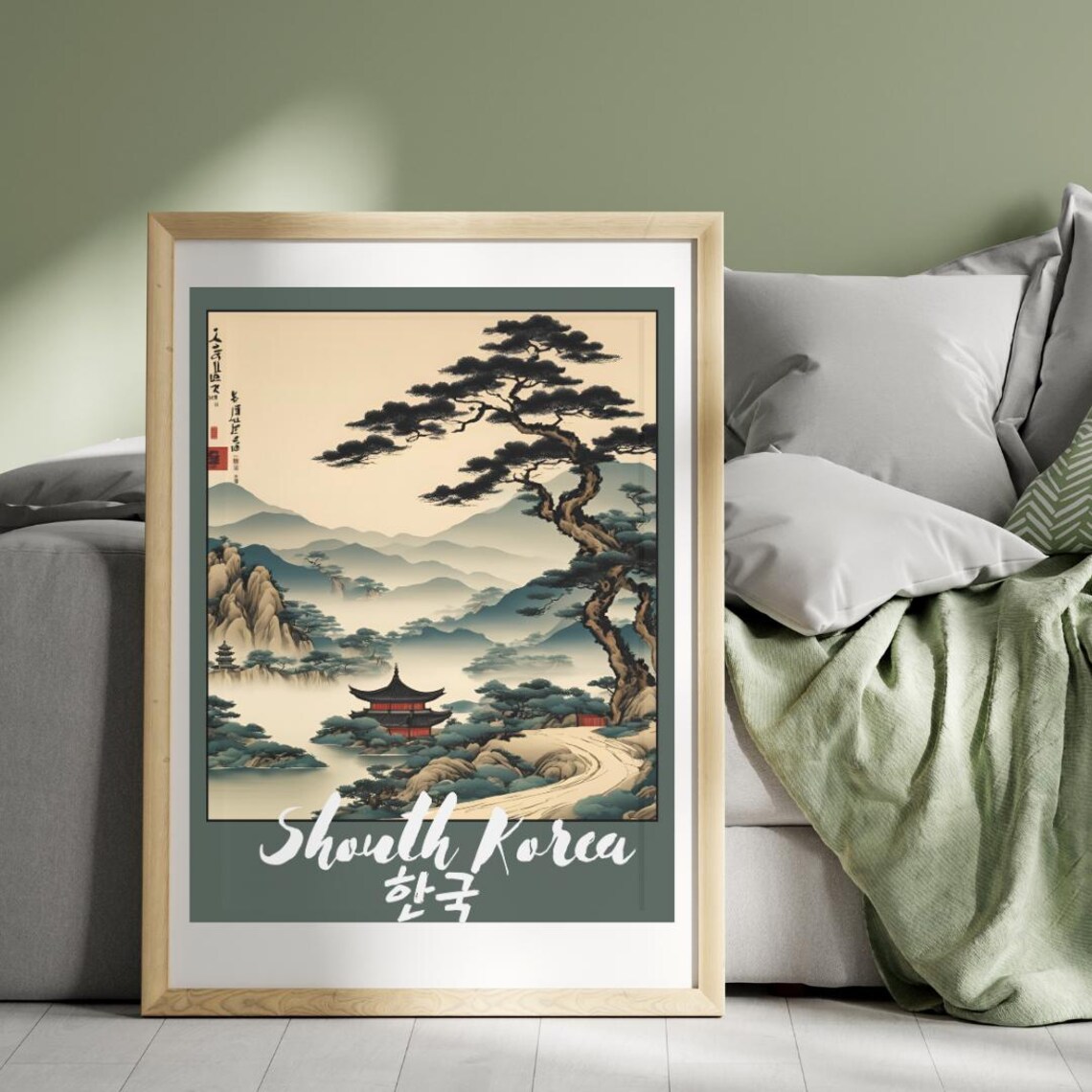 Korean Wall Art, Korean Art Print,korean Art Poster,korean Art Wall ...