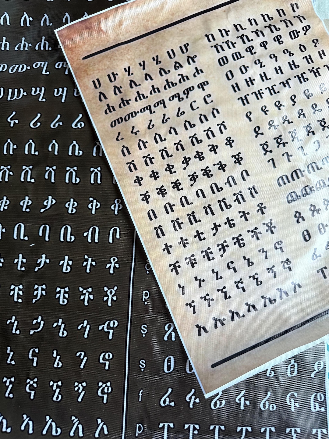 Amharic Fidel Letters Poster Habesha Wall Art Ethiopian Decor - Etsy