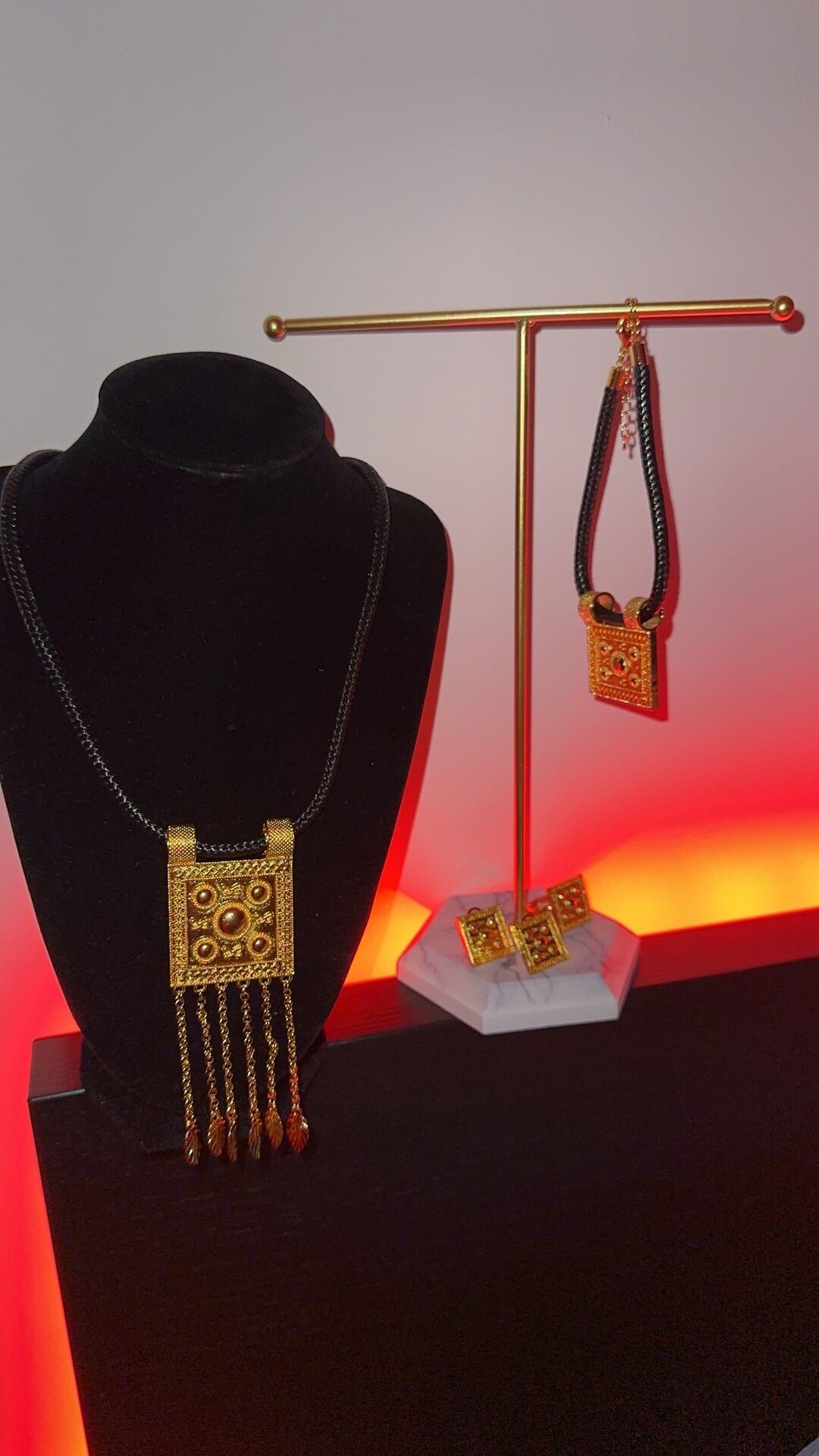 Ethiopian Habesha Jewellery Gold Set Necklace Ring Earings Bracelet ...