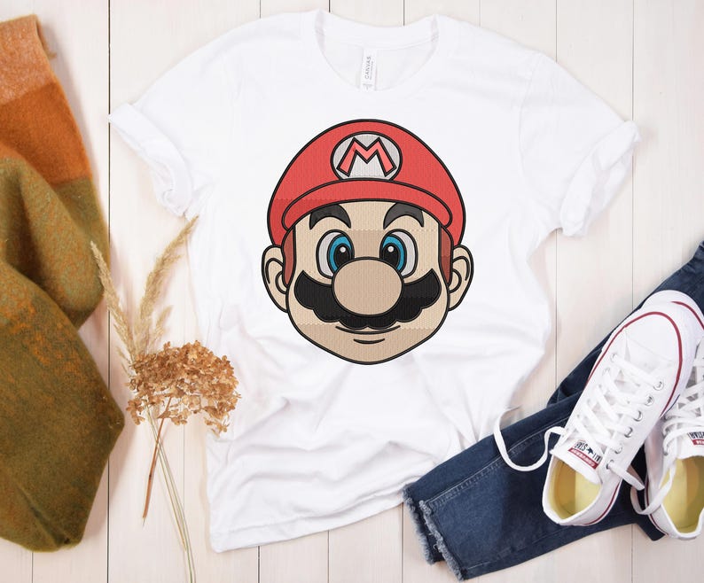 Super Mario Embroidery Design Bundle, Luigi, Yoshi (6 Sizes) (digital ...