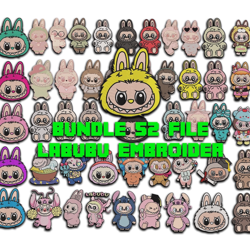 Labubu Stickers - Etsy