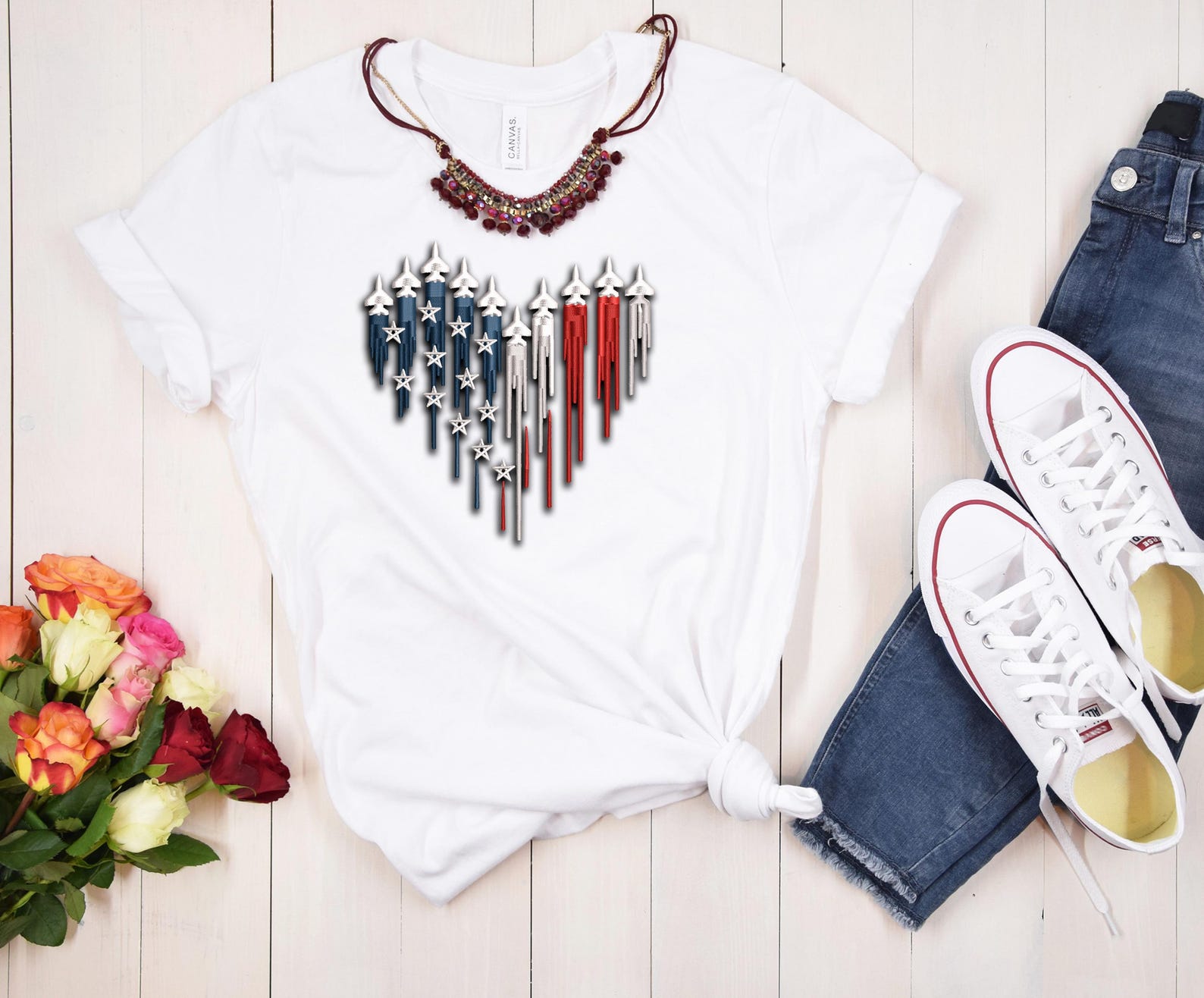 American Flag Fighter Jet Heart Embroidery Design (digital Download) - Etsy