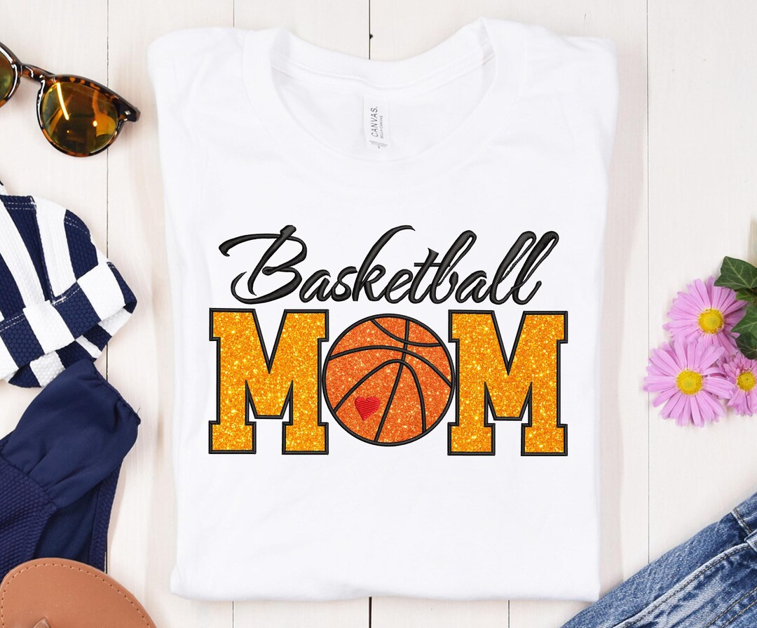 Basketball Mom Applique Embroidery Design (6 Sizes) - Etsy
