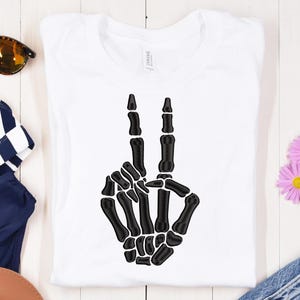 Skeleton Hand Embroidery Design Bundle: Swear, Promise (digital ...