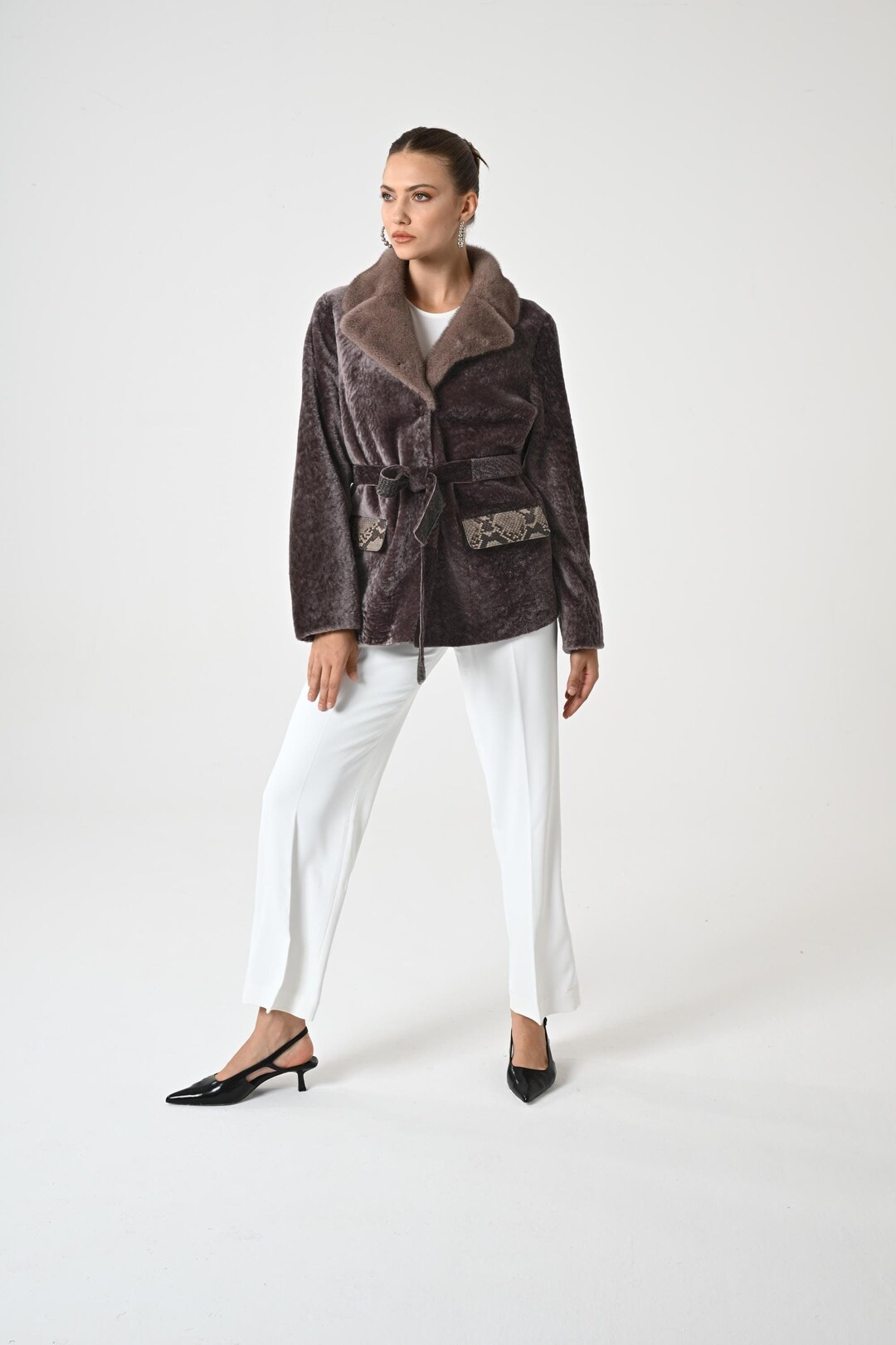 WOMEN COAT | Mink Colour Coat for Women | Women Teddy Coat | Women ...