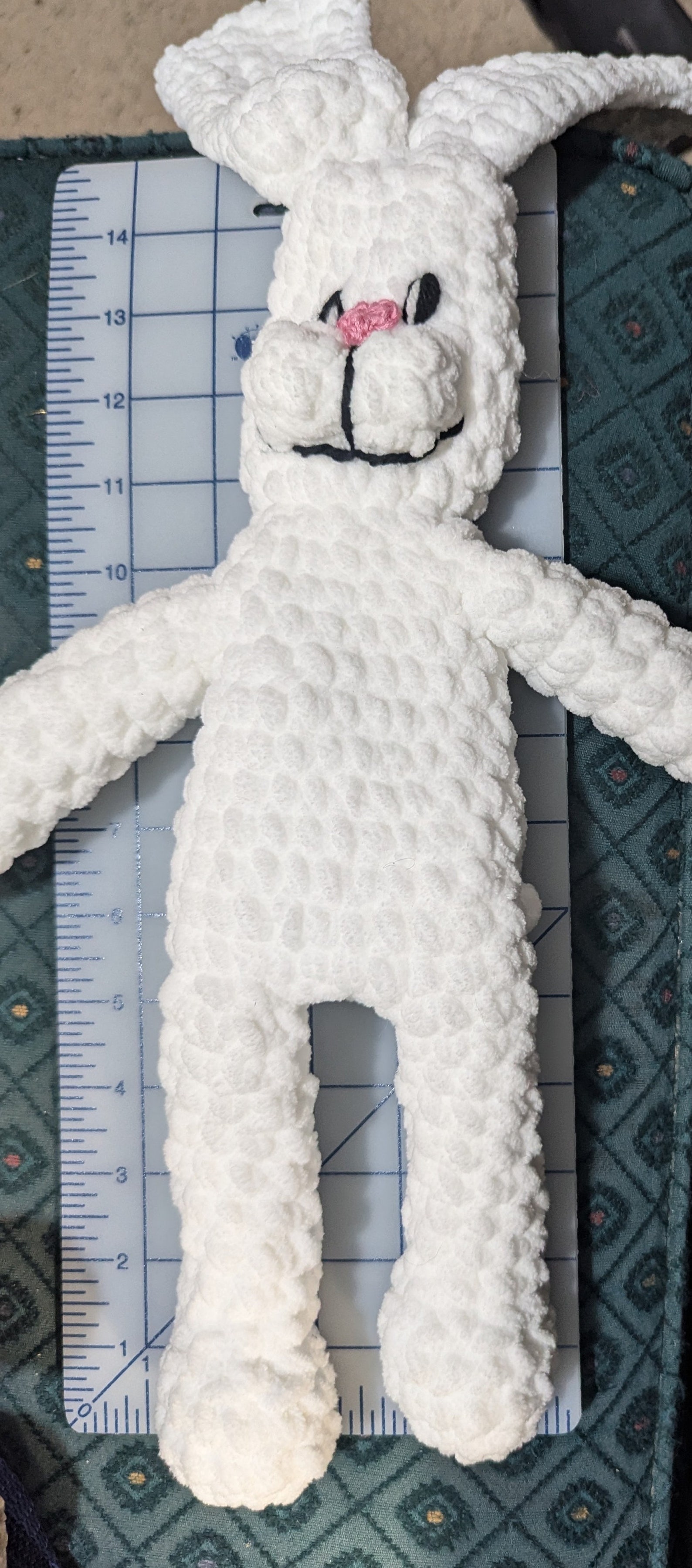 Plush Bunny, Stuffed Animal, Soft, Textured, Toy, Easter Gift, Child's ...