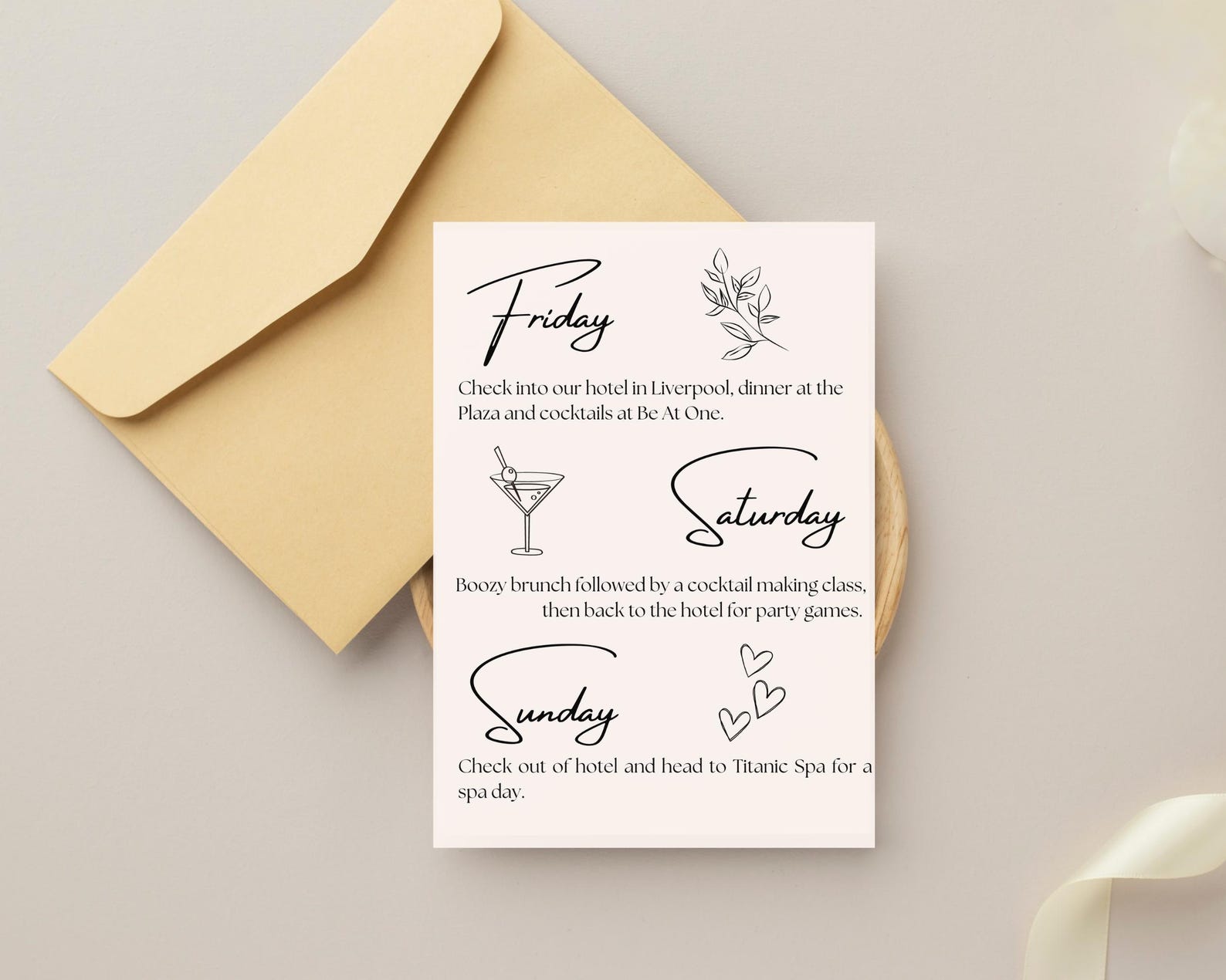 Bride to Be White Hen Party Invitation Template, Hen Do Invite and ...
