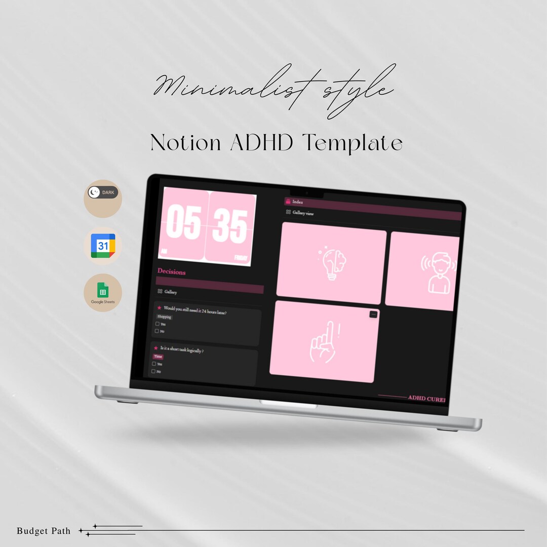 Notion ADHD Life Planner, ADHD Everyday Planner, Digital Life Planner ...