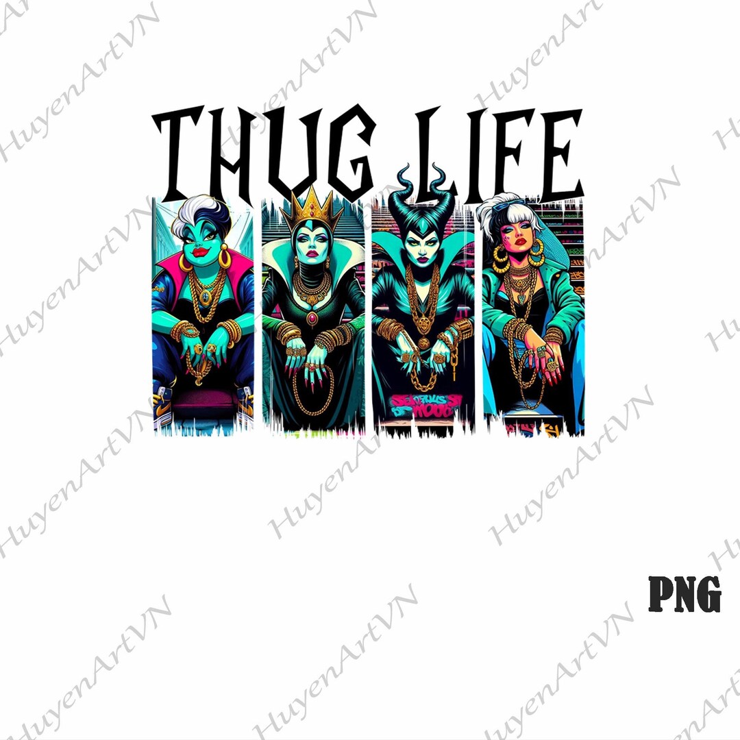 Thug Life Bad Witches Png, Retro Witches Movie Png, Salem Png, Retro ...