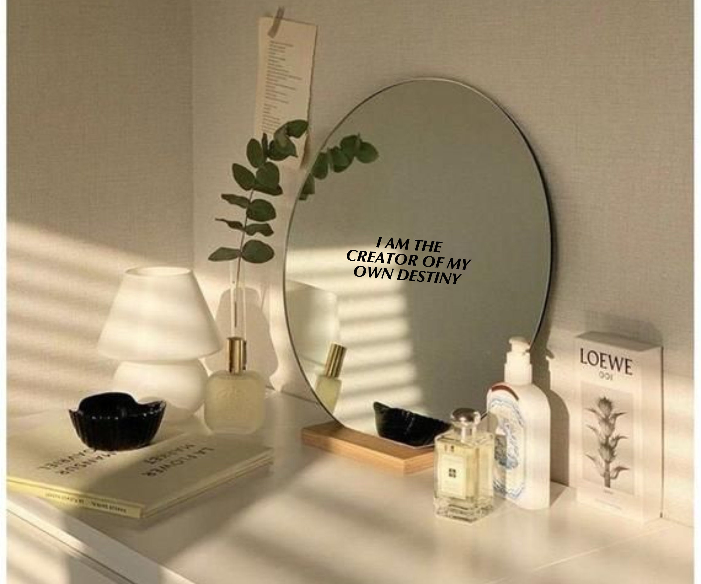 Empowered Affirmation Mirror Decals - Positive Affirmations for Daily ...