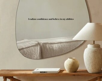 Empowered Affirmation Mirror Decals - Positive Affirmations for Daily ...