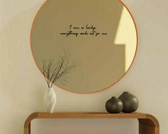 Empowered Affirmation Mirror Decals - Positive Affirmations for Daily ...