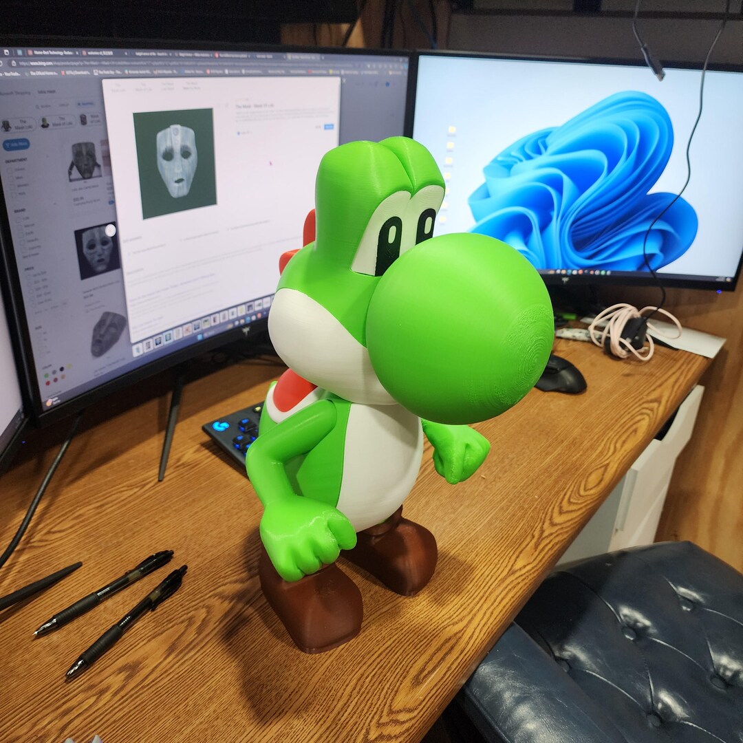 Large Scale 3D Printed Mario Characters Perfect for Gaming Rooms, Gifts ...