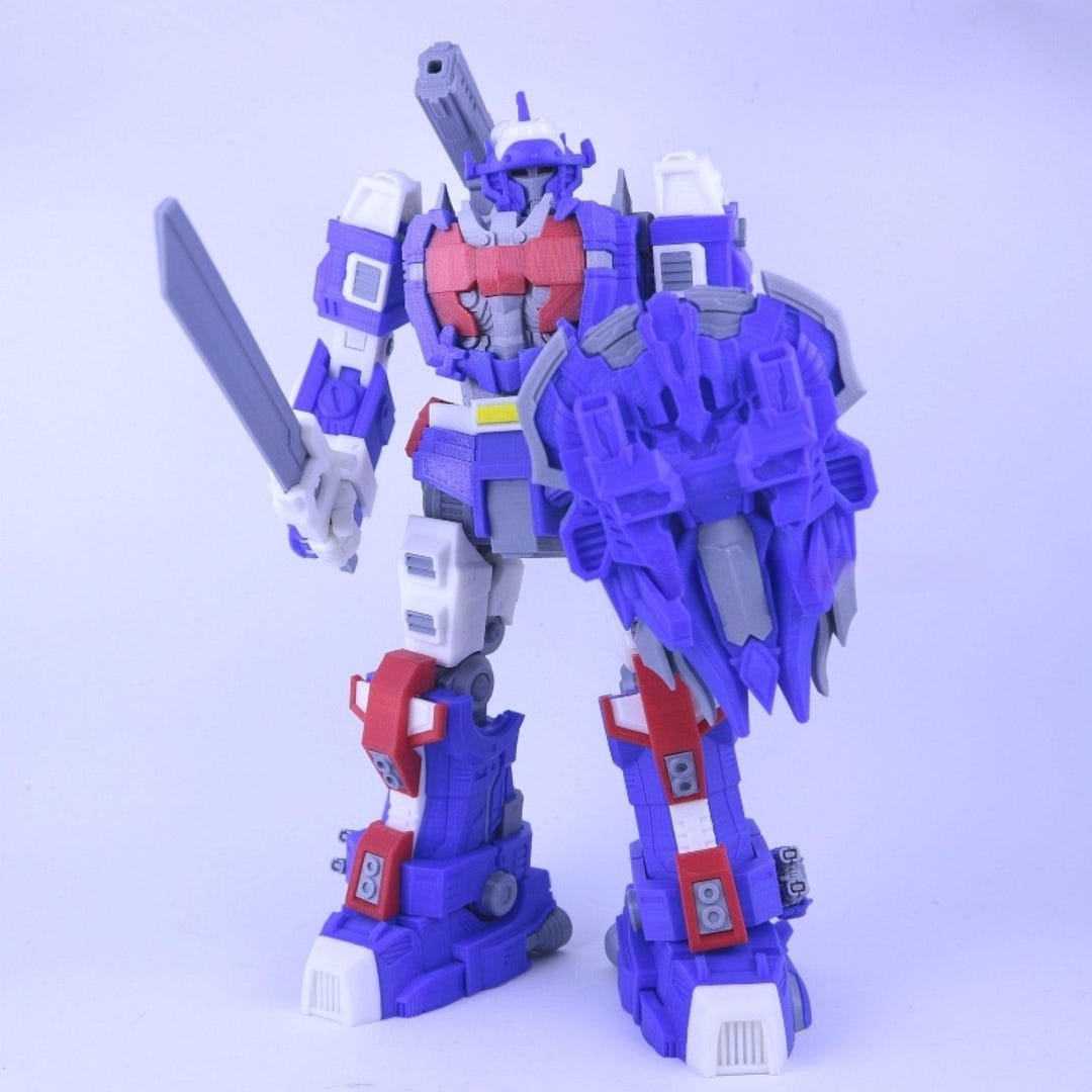 Space Defender Mech Robot STL File - Etsy