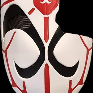 Black Goku Crimson Mask STL File 3MF File Whole and Shattered - Etsy