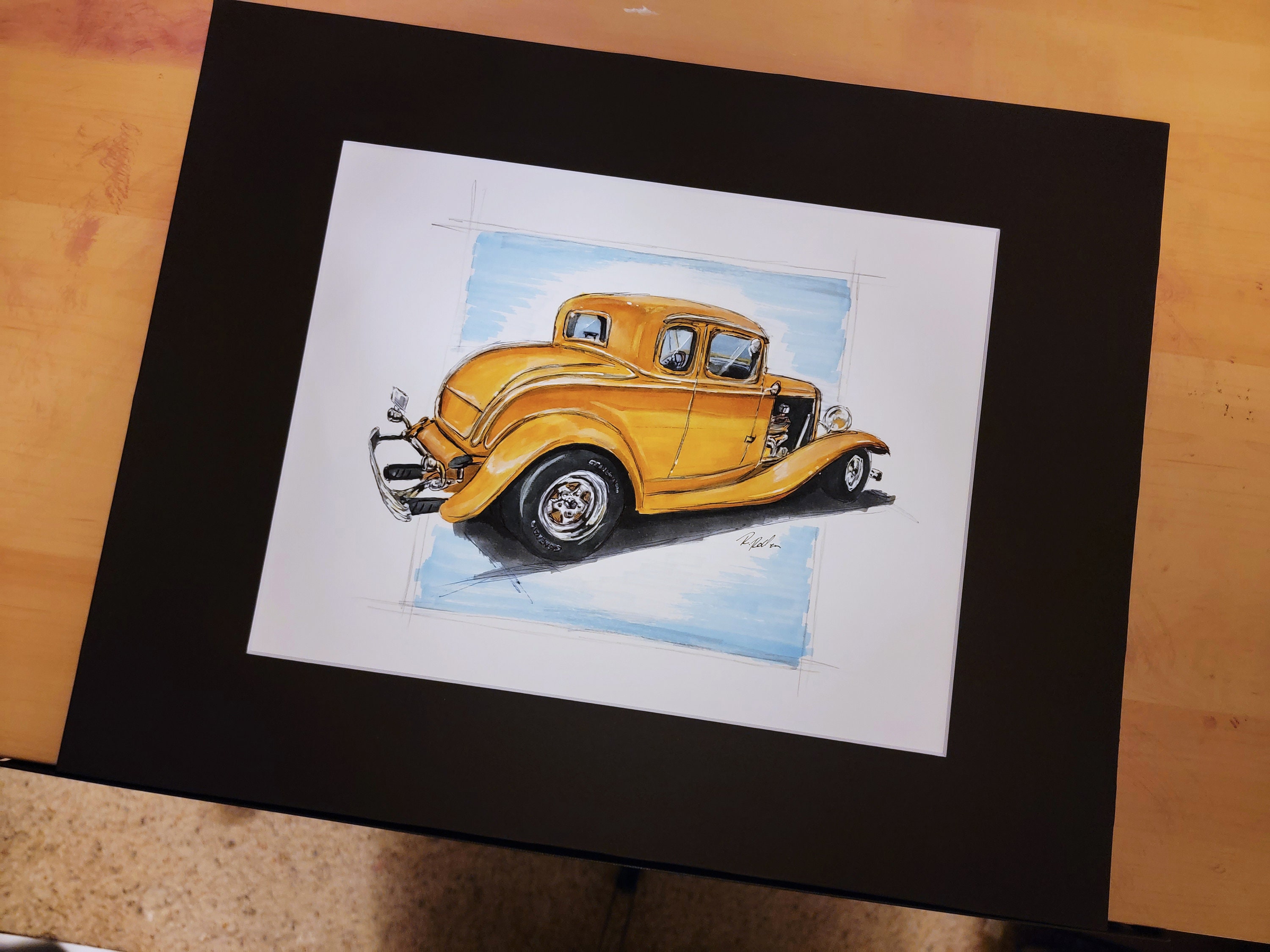 Custom Car Drawing – Single View - Etsy