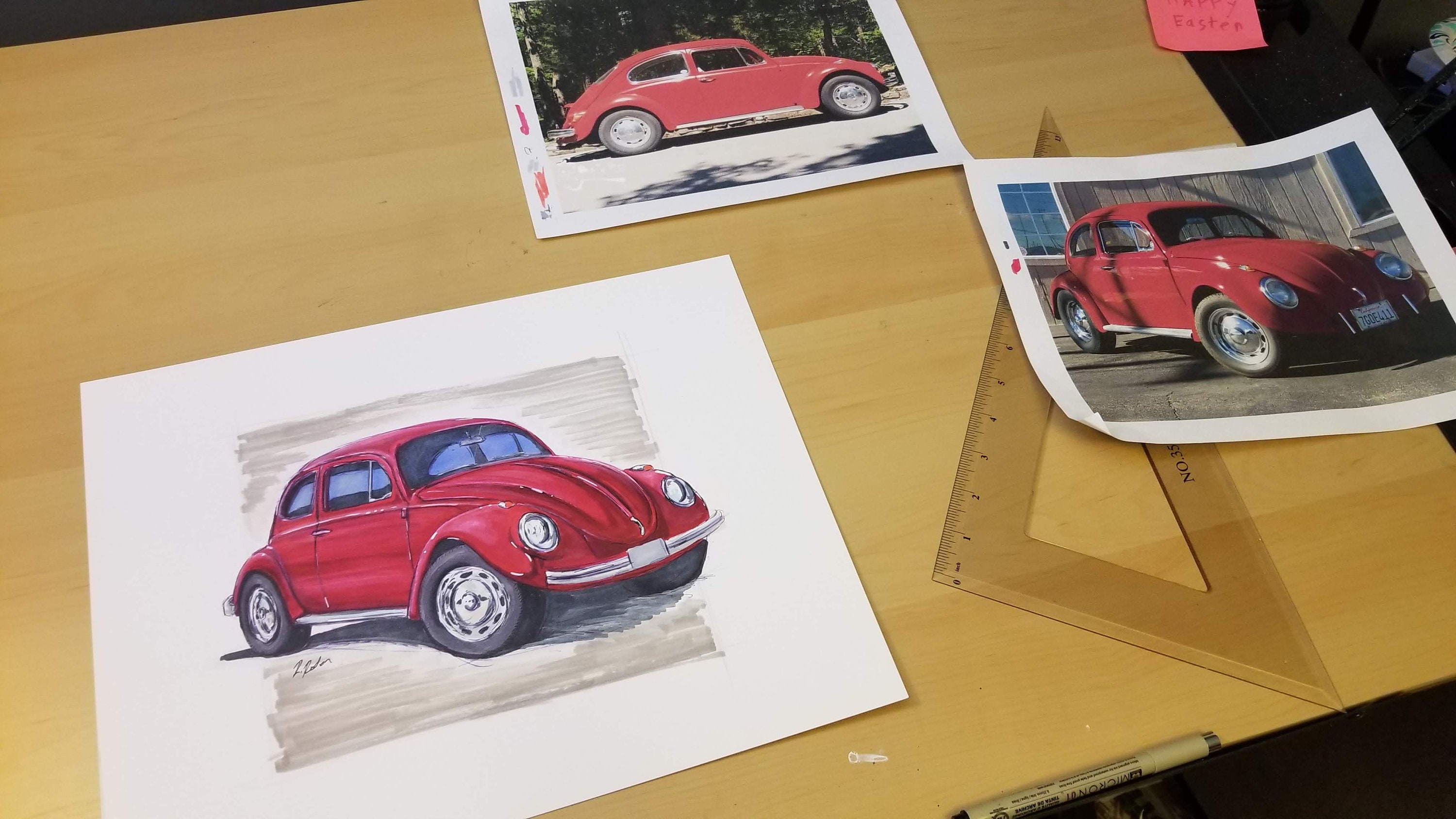 Custom Car Drawing – Single View - Etsy