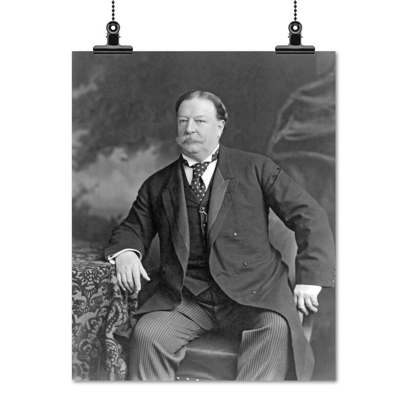 Print: William Howard Taft, Portrait, Seated, 1907 - Etsy
