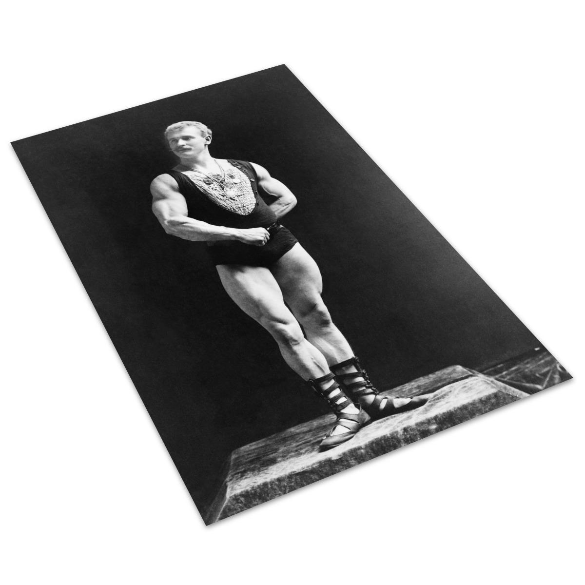Print: Eugen Sandow, Portrait, Facing Left, 1893 - Etsy