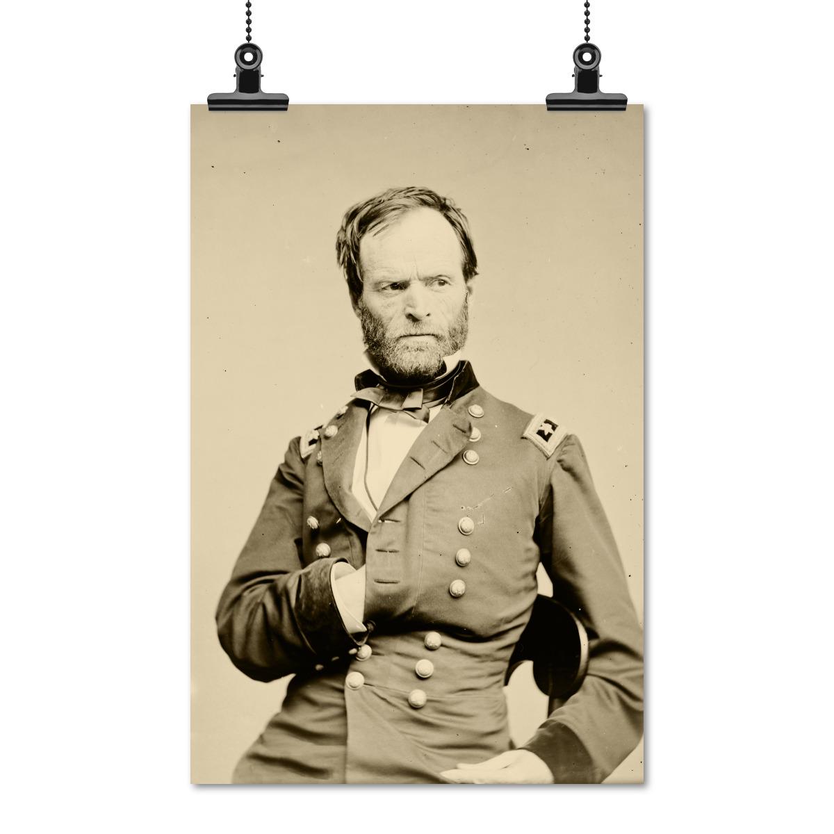 Print: Maj. Gen. William T. Sherman, Federal Army, Circa 1860 - Etsy