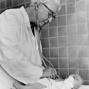 Print: Dr. Virginia Apgar Welcoming World's Newest Guest, 1966 - Etsy