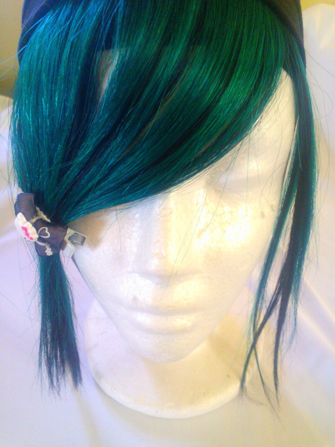 Human Hair Sea Green Fringe 10inches - Etsy
