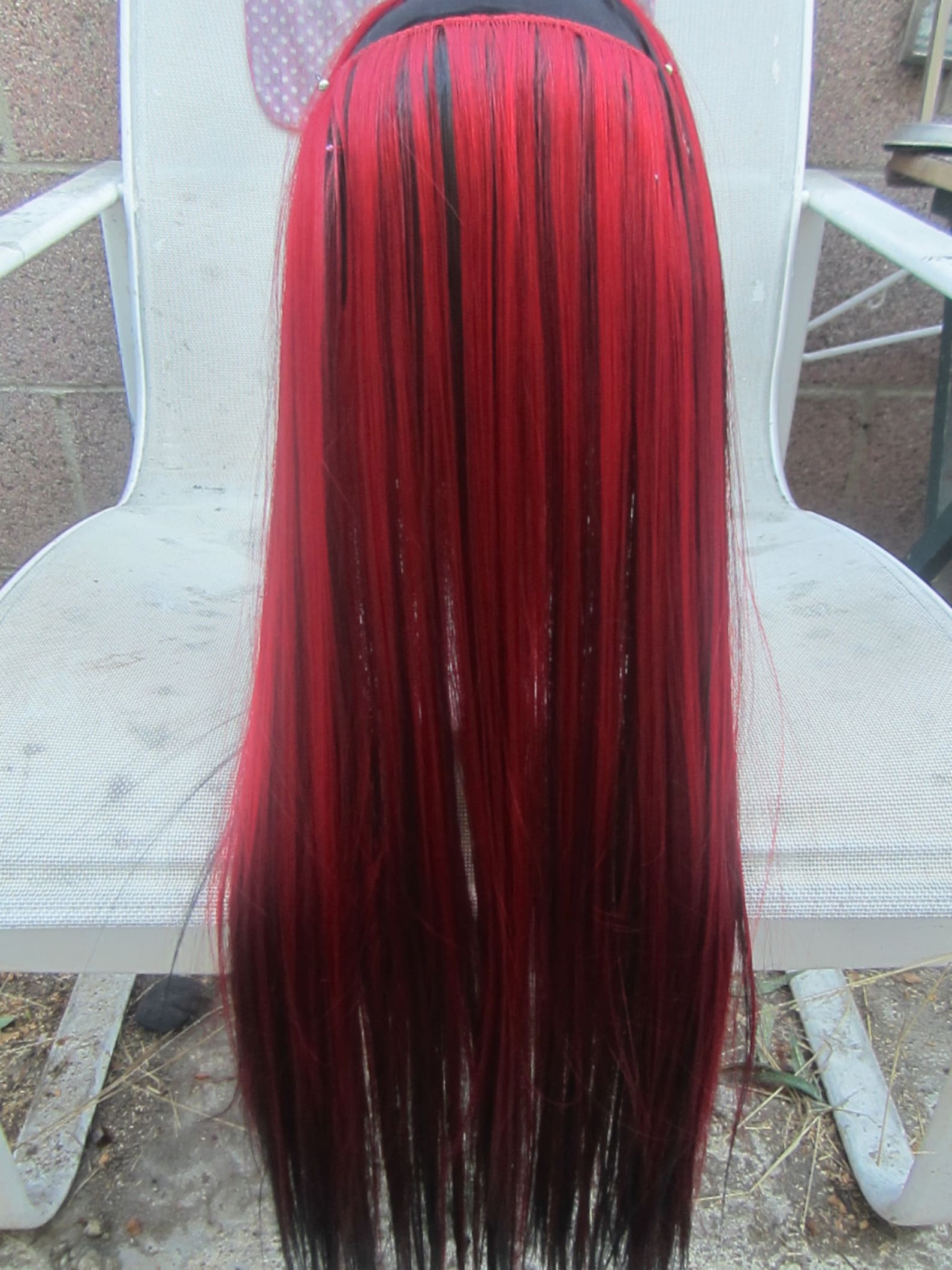 Cherry Red Full Set Clip in Extensions 10 16 Inches - Etsy