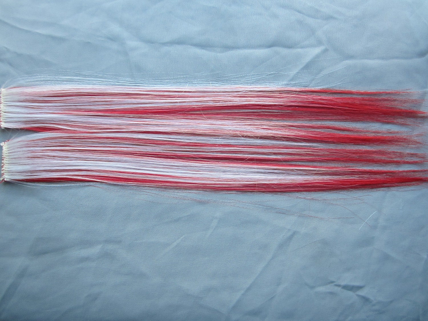 Candy Cane Clip in Hair Extensions - Etsy
