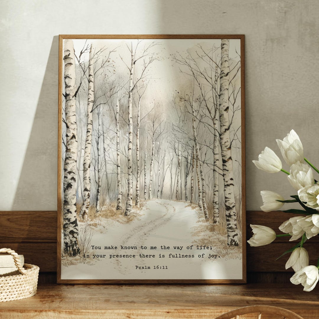Psalm 16:11 Way of Life Bible Verse Wall, Art, Christian Wall Art ...