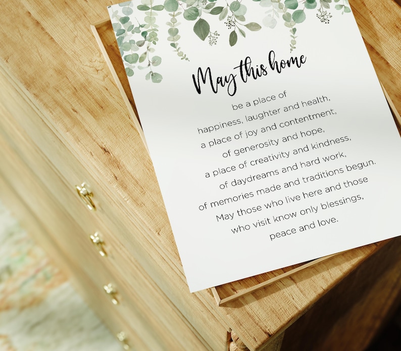 May This Home Print, Irish Blessing Quote, Home Blessing Wall Art ...