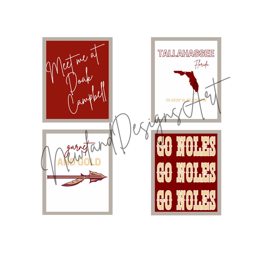 FSU Digital Wall Art - Etsy