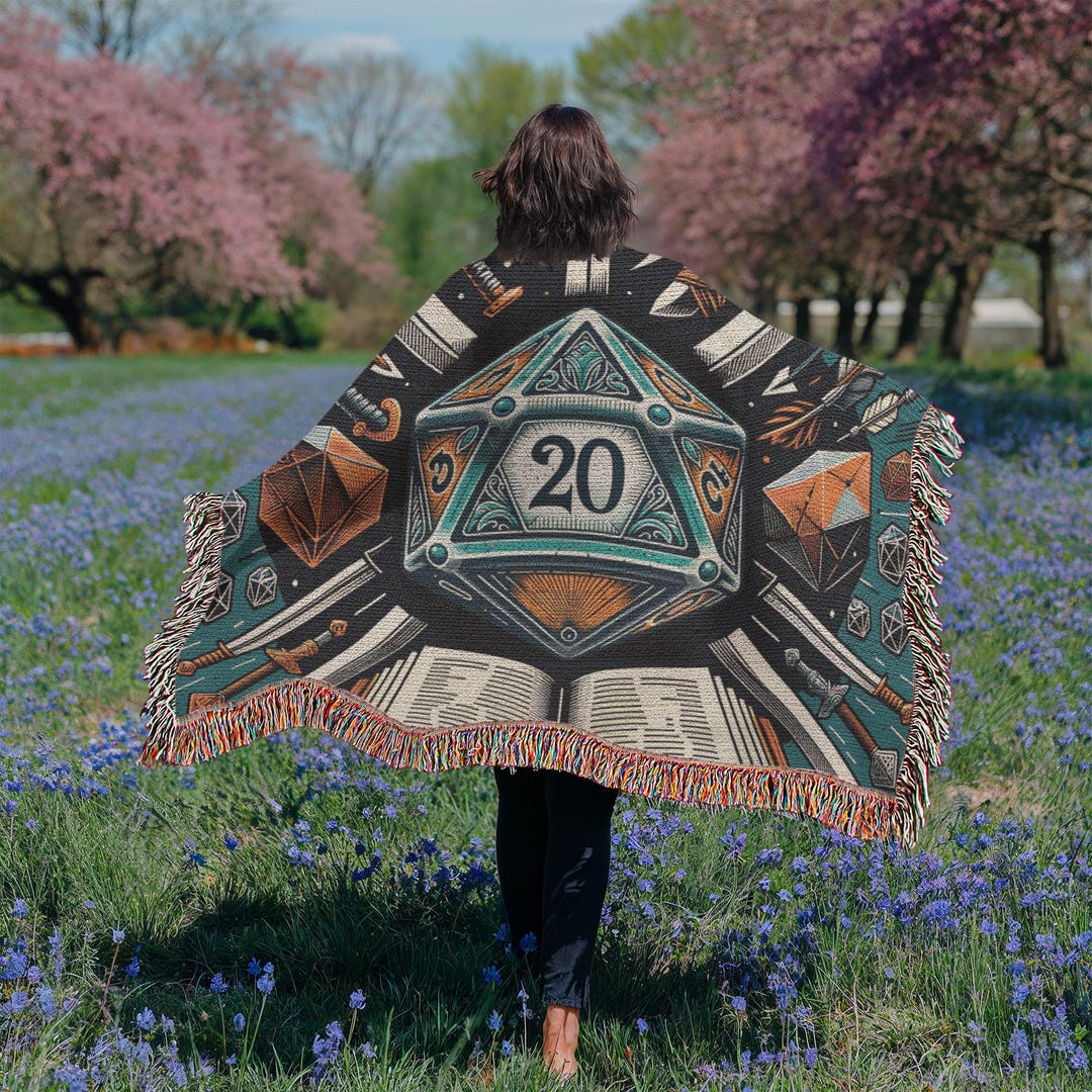 DND BLANKET, Dungeons and Dragons Blanket, D&d Blanket, Dragon Blanket ...