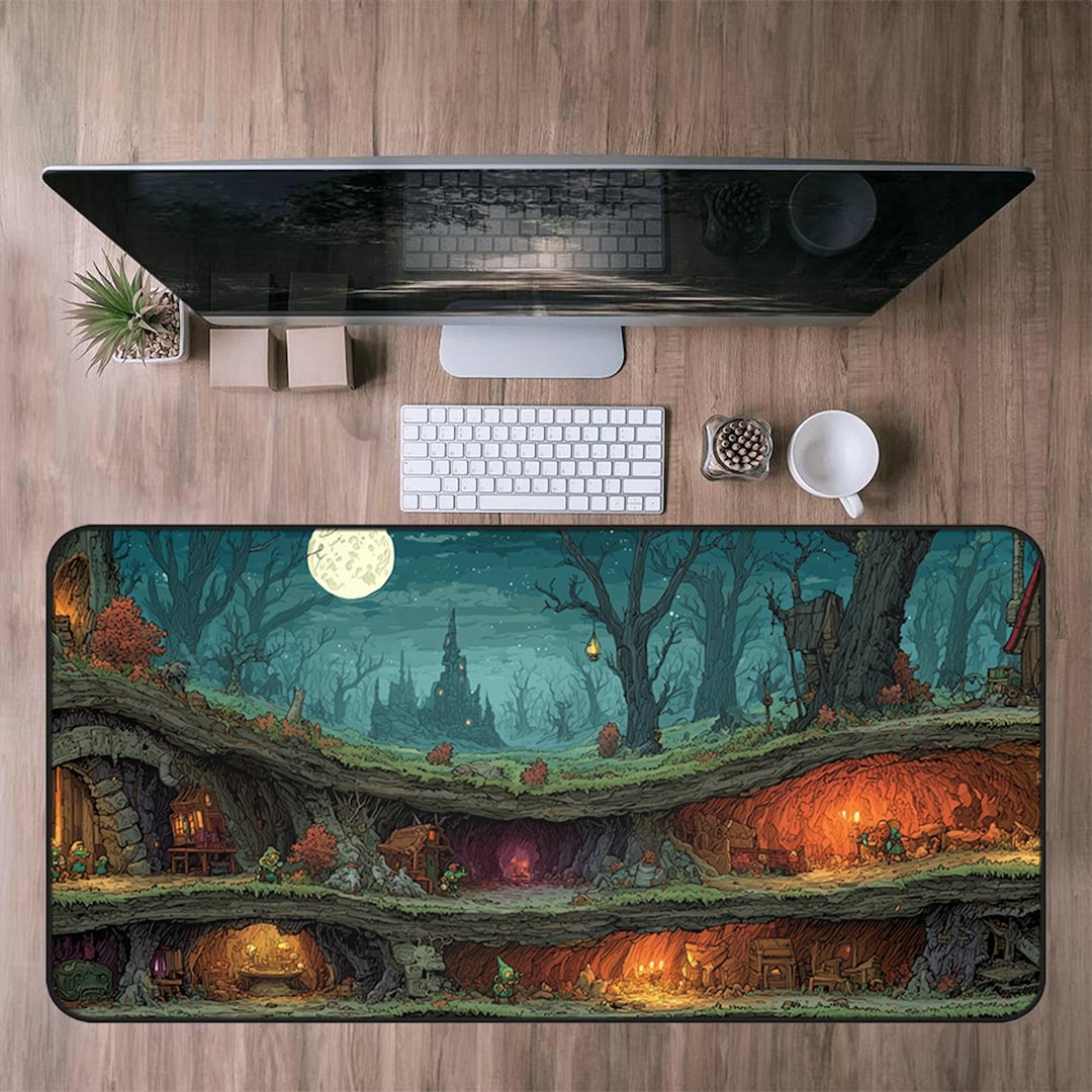 Desk Mat - Underground Mine Fantasy Dungeons and Dragons Setting ...