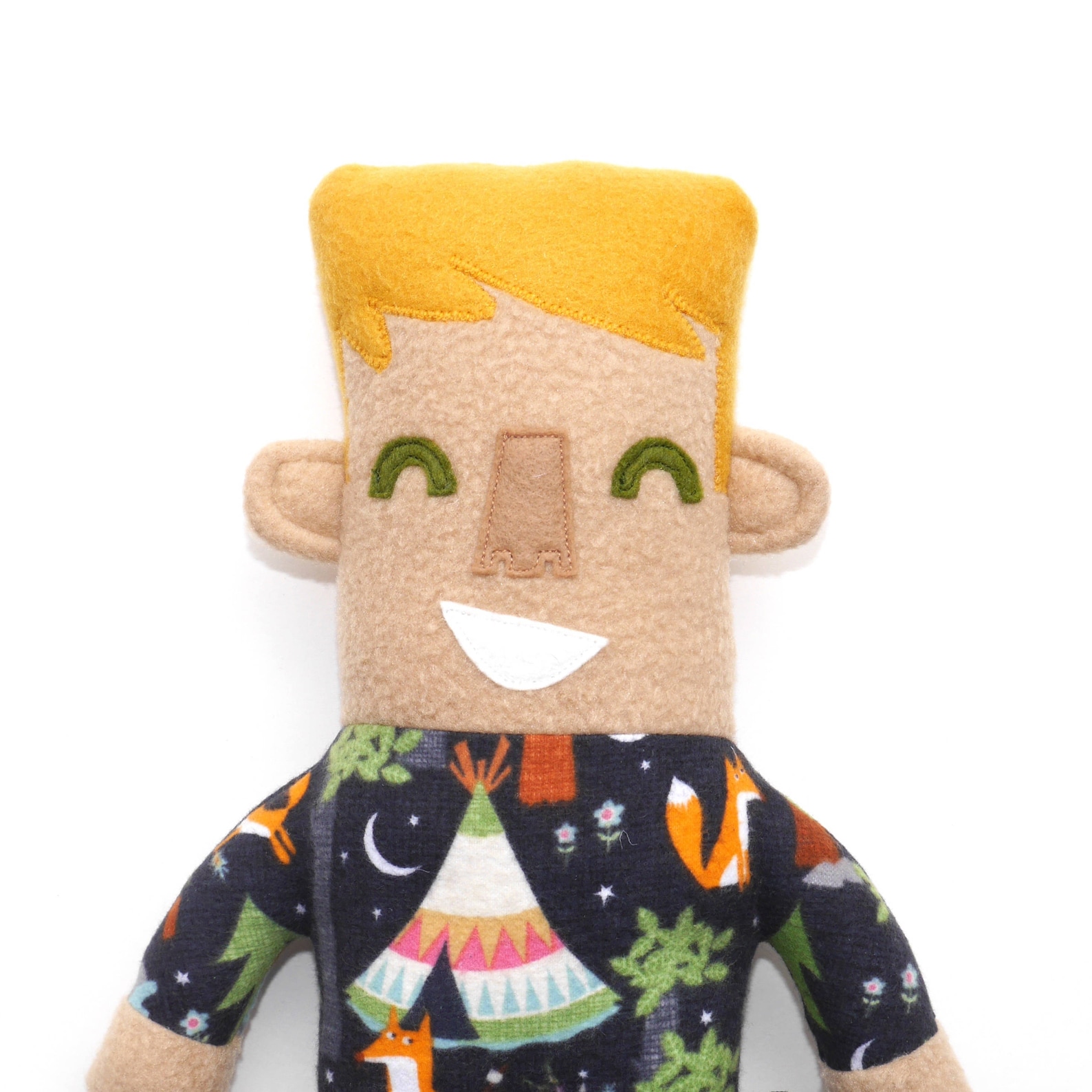 Boy Stuffed Animal Doll Child Friendly Plushie Baby Gift - Etsy