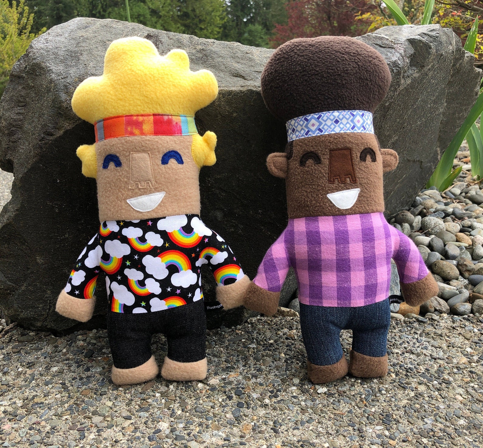 Carter Cute Art Doll Boy Plushie Stuffed Animal Headband Hippie Style ...