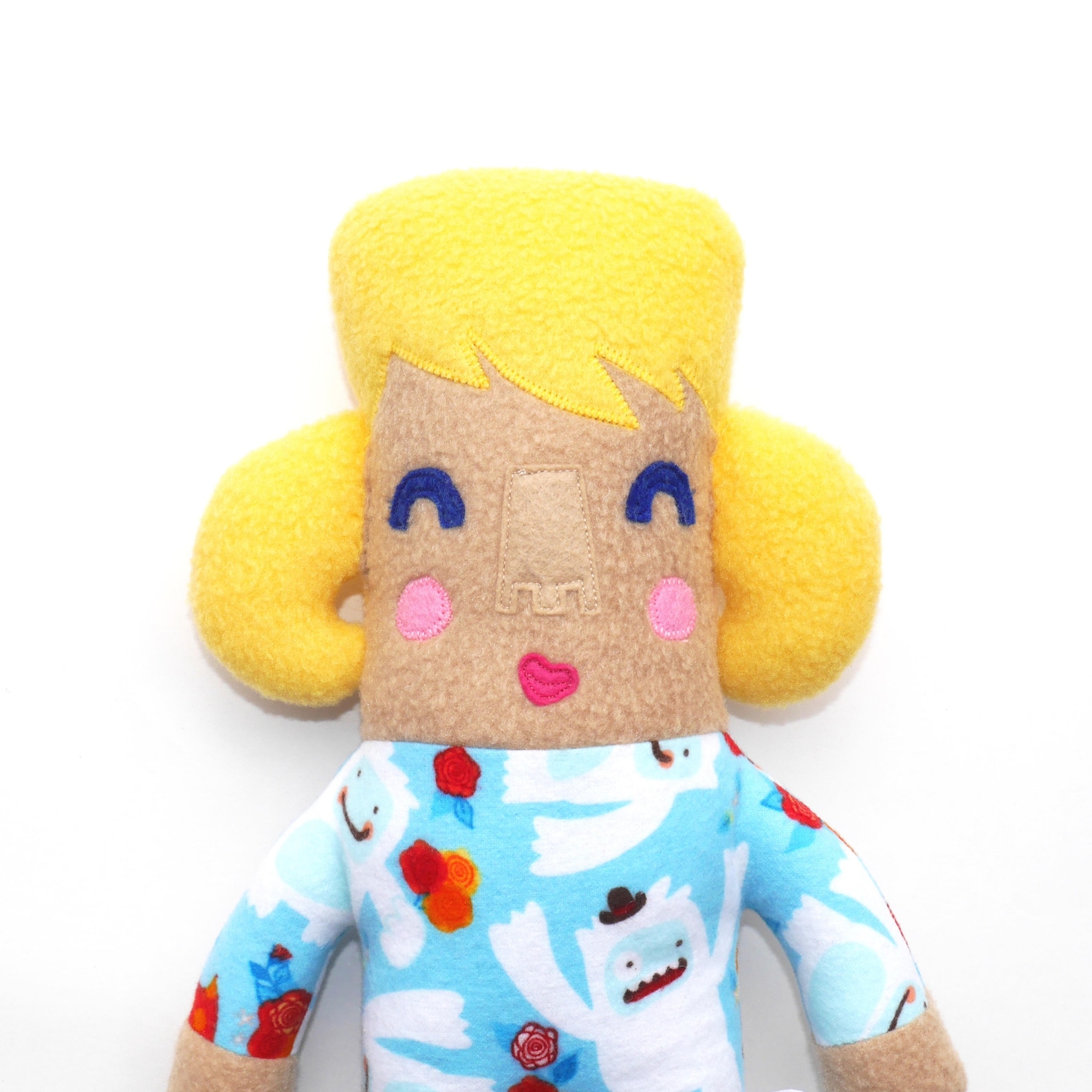 Zoe Cute Plushie Stuffed Animal Girl Doll Pajamas Baby Gift - Etsy