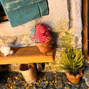 Rustic Stone House Diorama Wall Art: Handmade Country Cottage Decor - Etsy