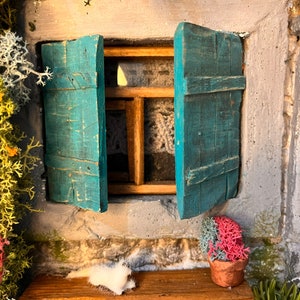 Rustic Stone House Diorama Wall Art: Handmade Country Cottage Decor - Etsy