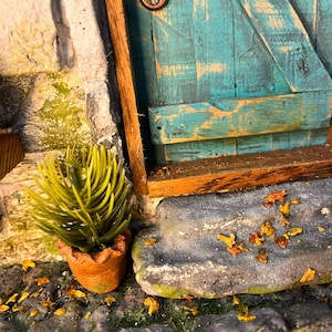 Rustic Stone House Diorama Wall Art: Handmade Country Cottage Decor - Etsy