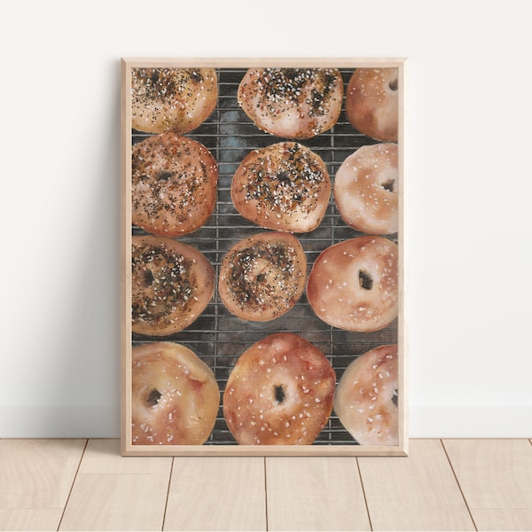 Bagel Art - Etsy