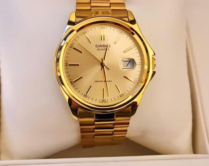 CASIO Gold/black A168WG Original Digital Illuminator Watch - Casio ...