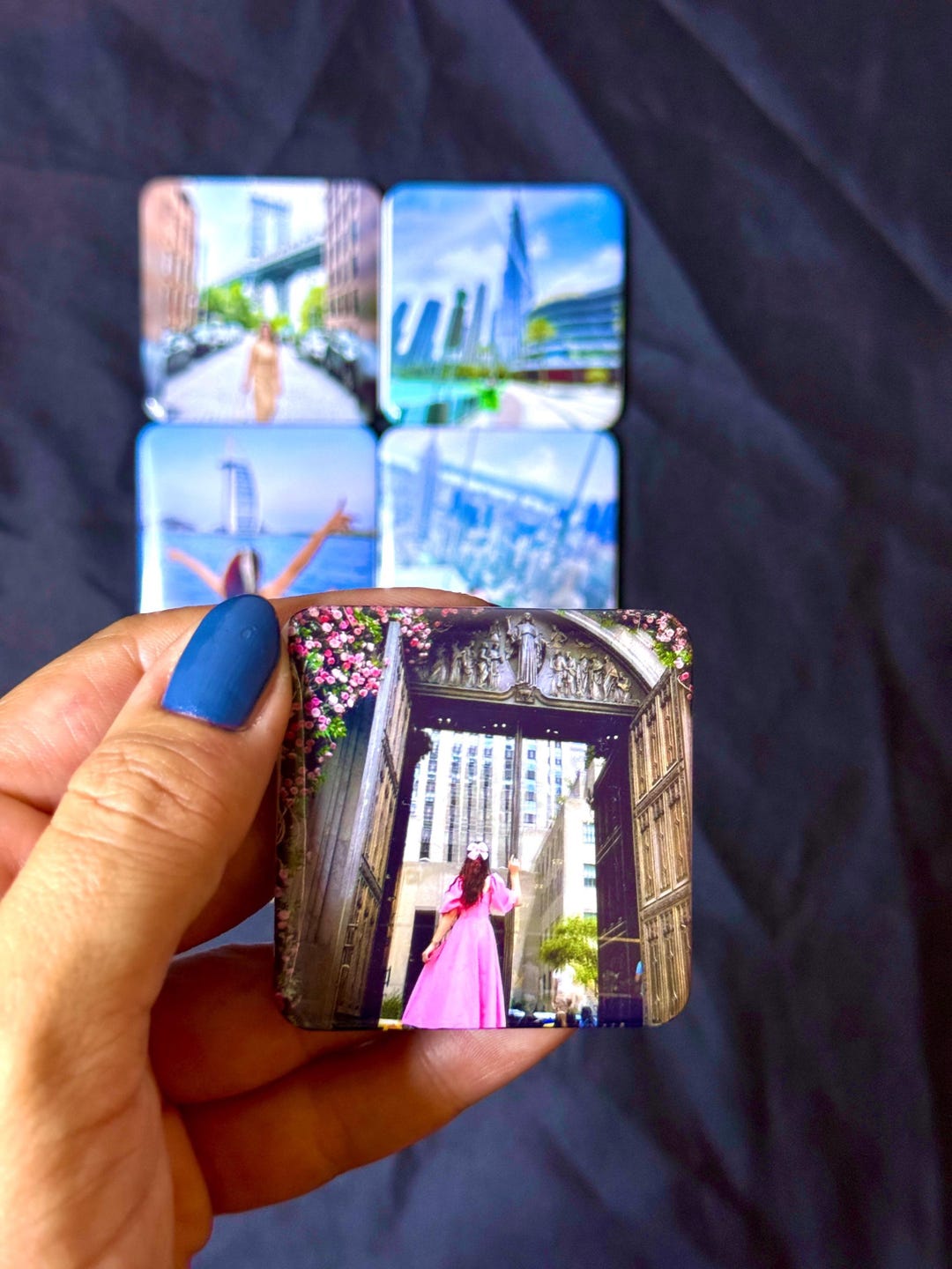Personalized Photo Magnets 2x2 Custom Button Magnet Gift for Couples ...