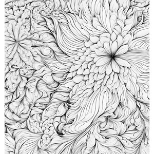 30 Pattern Swirls and Squiggles Coloring Pages - Adults Coloring Book ...